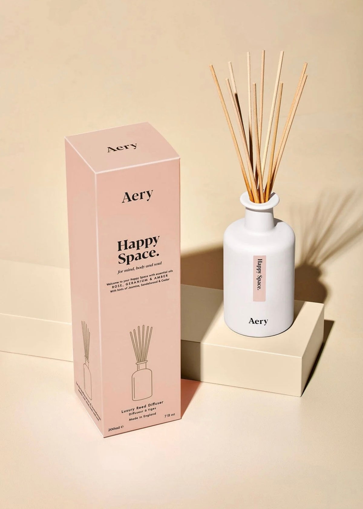 Aery Reed Diffuser - Happy Space — Pocket Hervey Bay